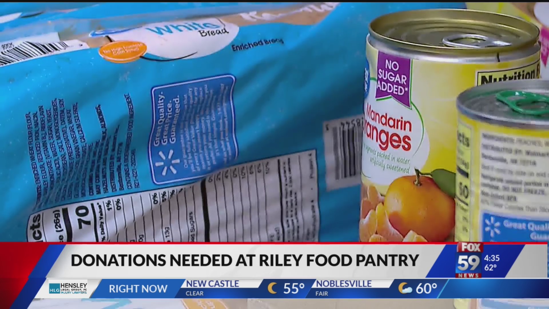 Donations needed at Riley food pantry – Fox 59