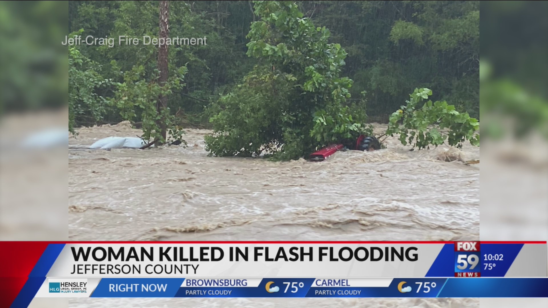 Southern Indiana woman dies after house swept away by flash flooding ...