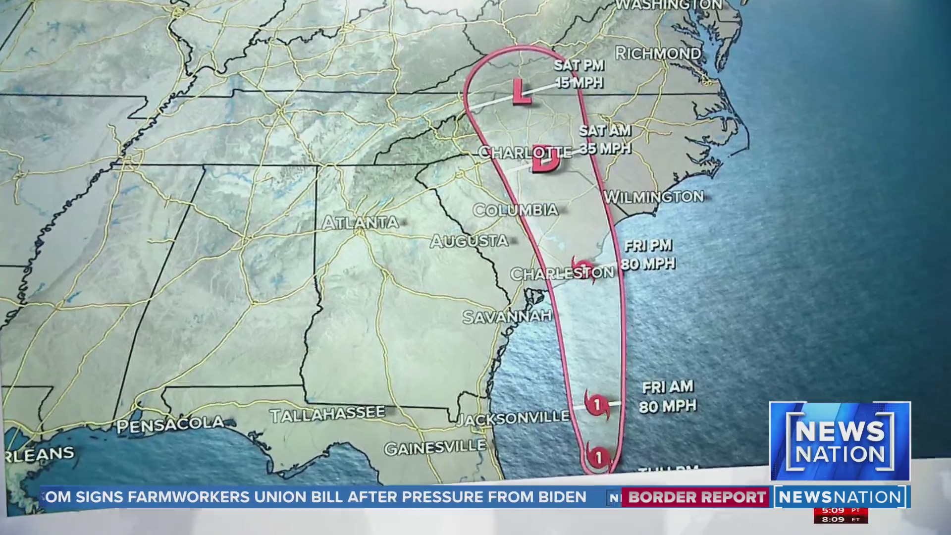Tracking Ian: Landfall in South Carolina expected Friday | NewsNation ...