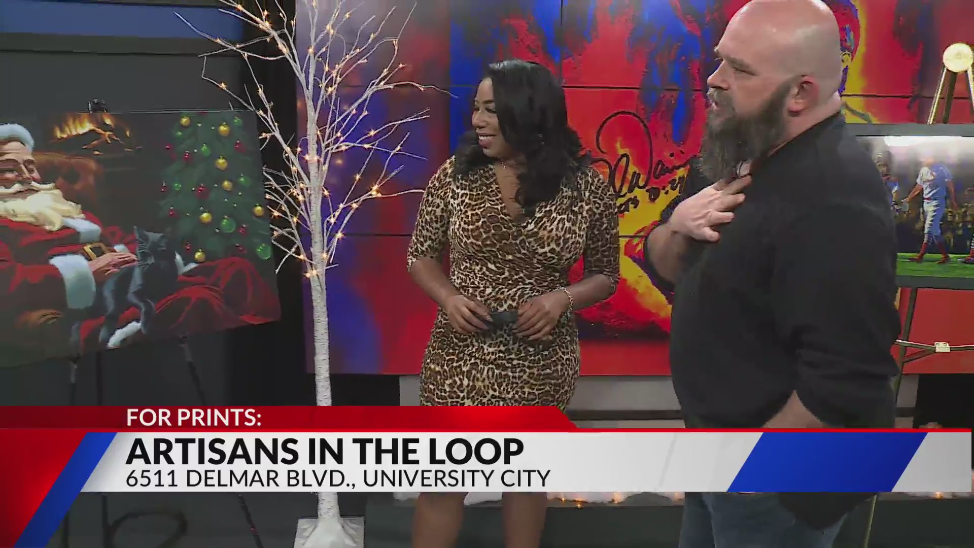 Artist Steven Walden shares where you can find holidays pieces – FOX 2