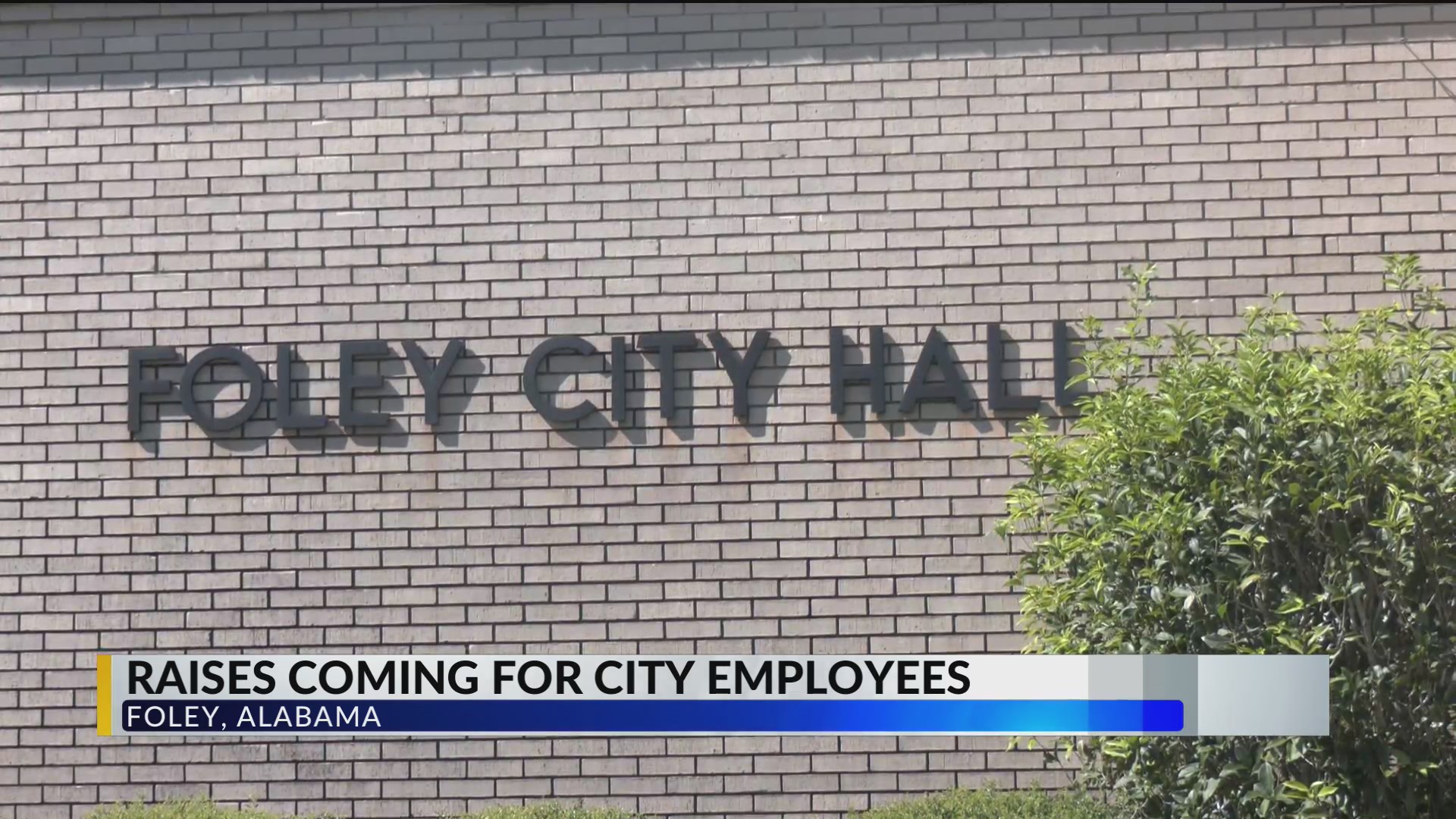 City of Foley employees getting a raise after year-long study and ...