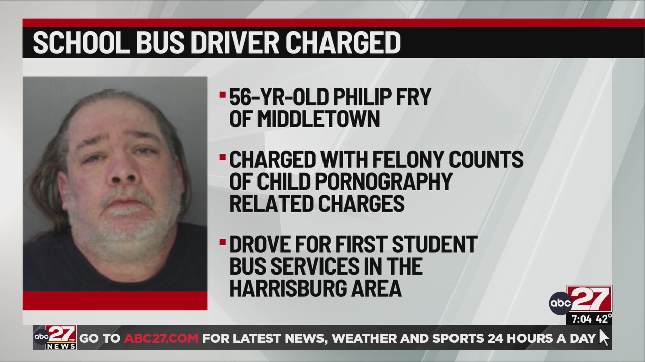 Dauphin County school bus driver charged with possessing child pornography, police say ...