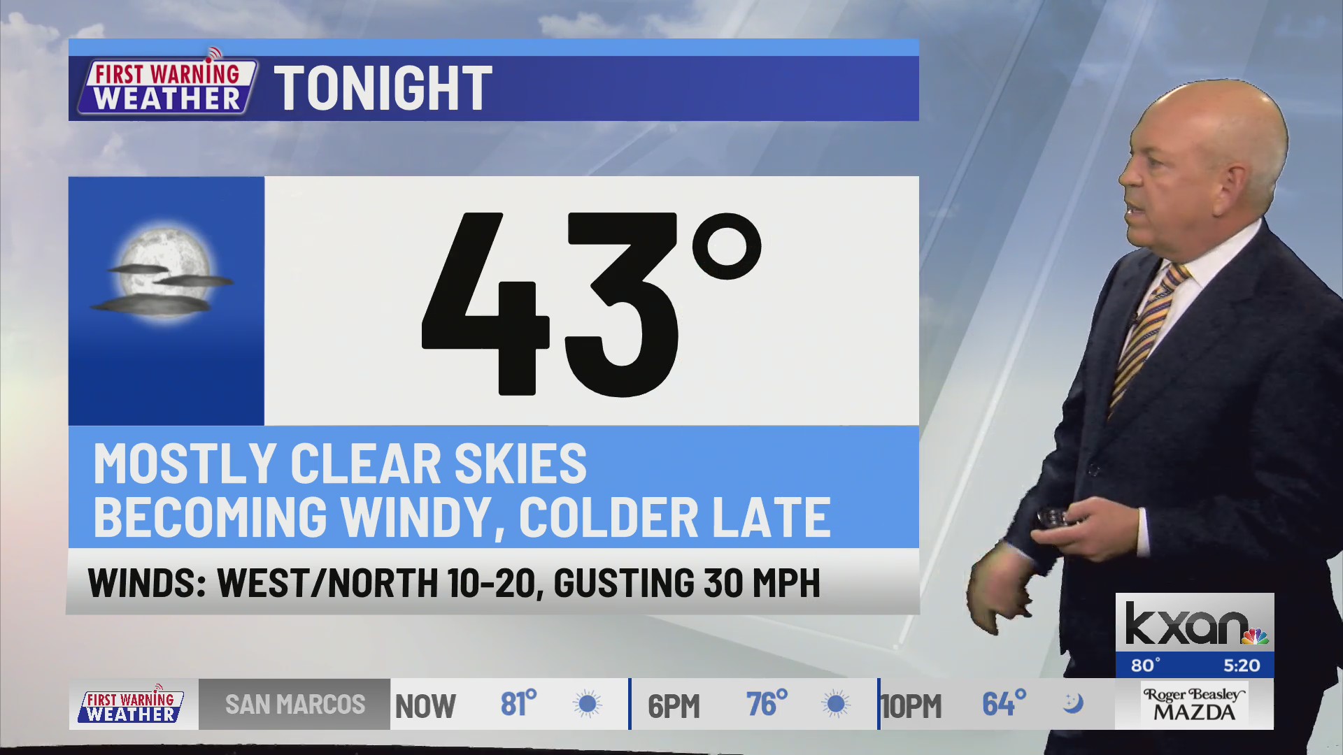 First Warning Weather with Jim Spencer – KXAN Austin