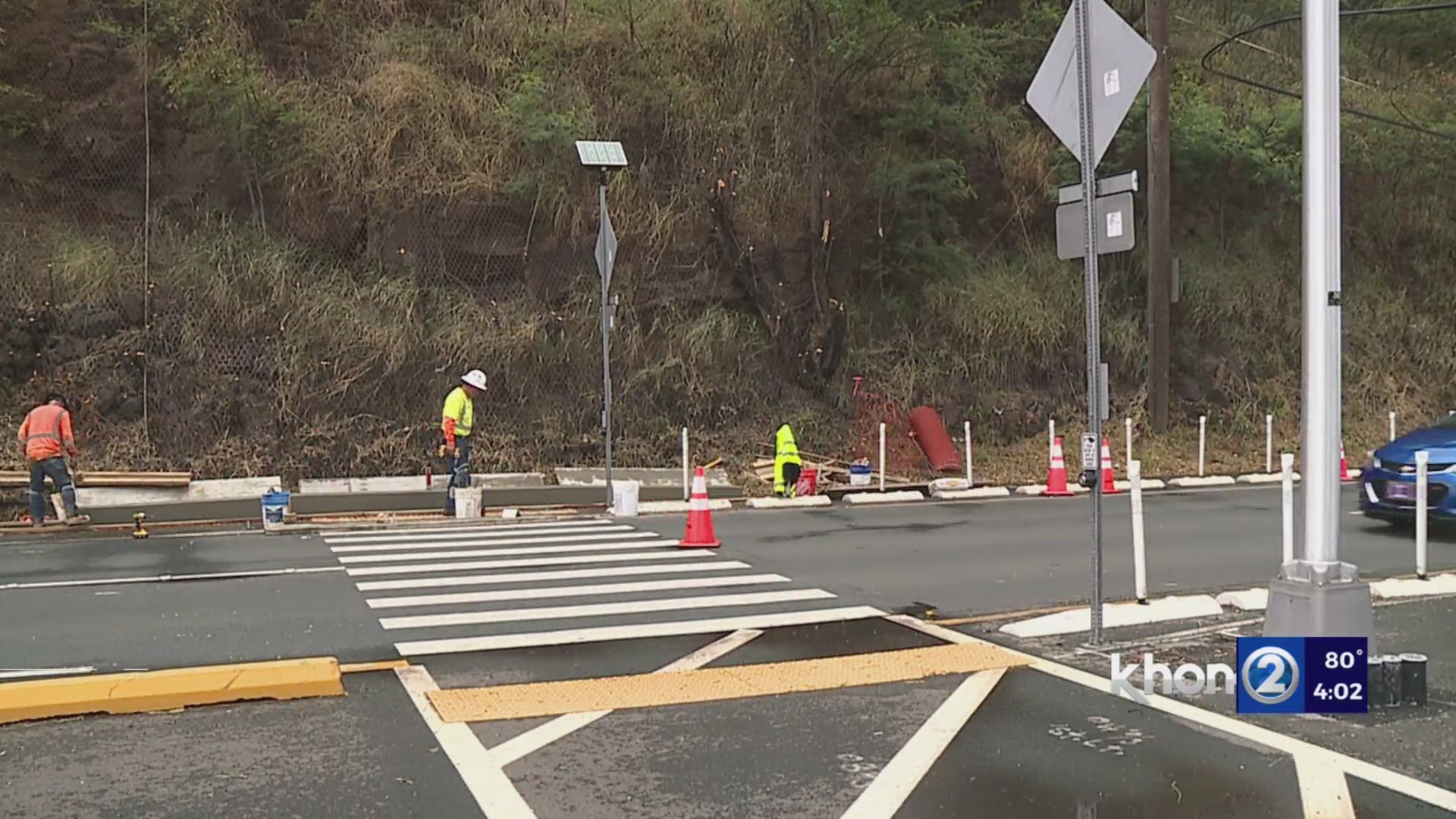 Raised crosswalks installed at the Waiawa rail station – KHON2