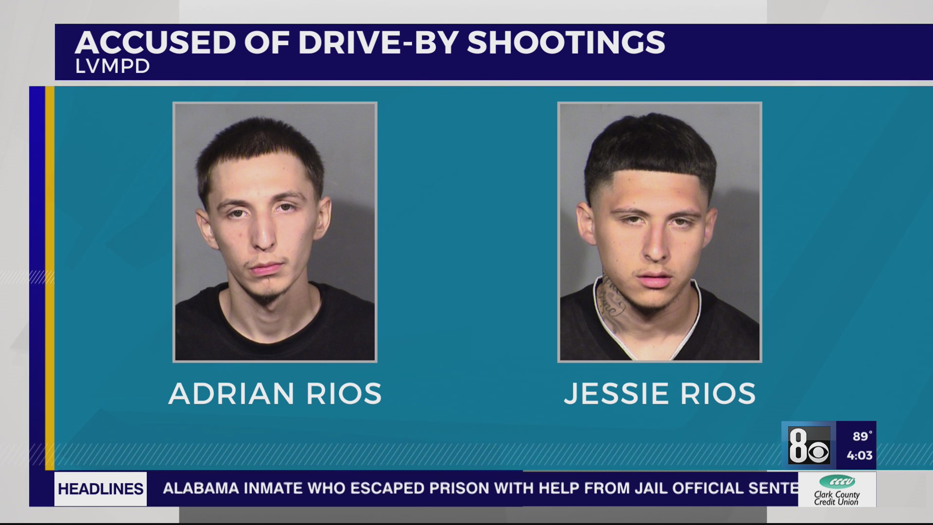 Brother arrested in Las Vegas drive-by shooting case; judge sets $10K ...