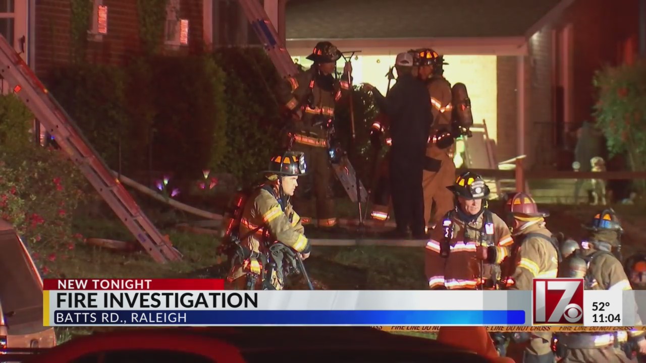 14 people displaced after house fire on Batts Road in Raleigh – CBS17.com