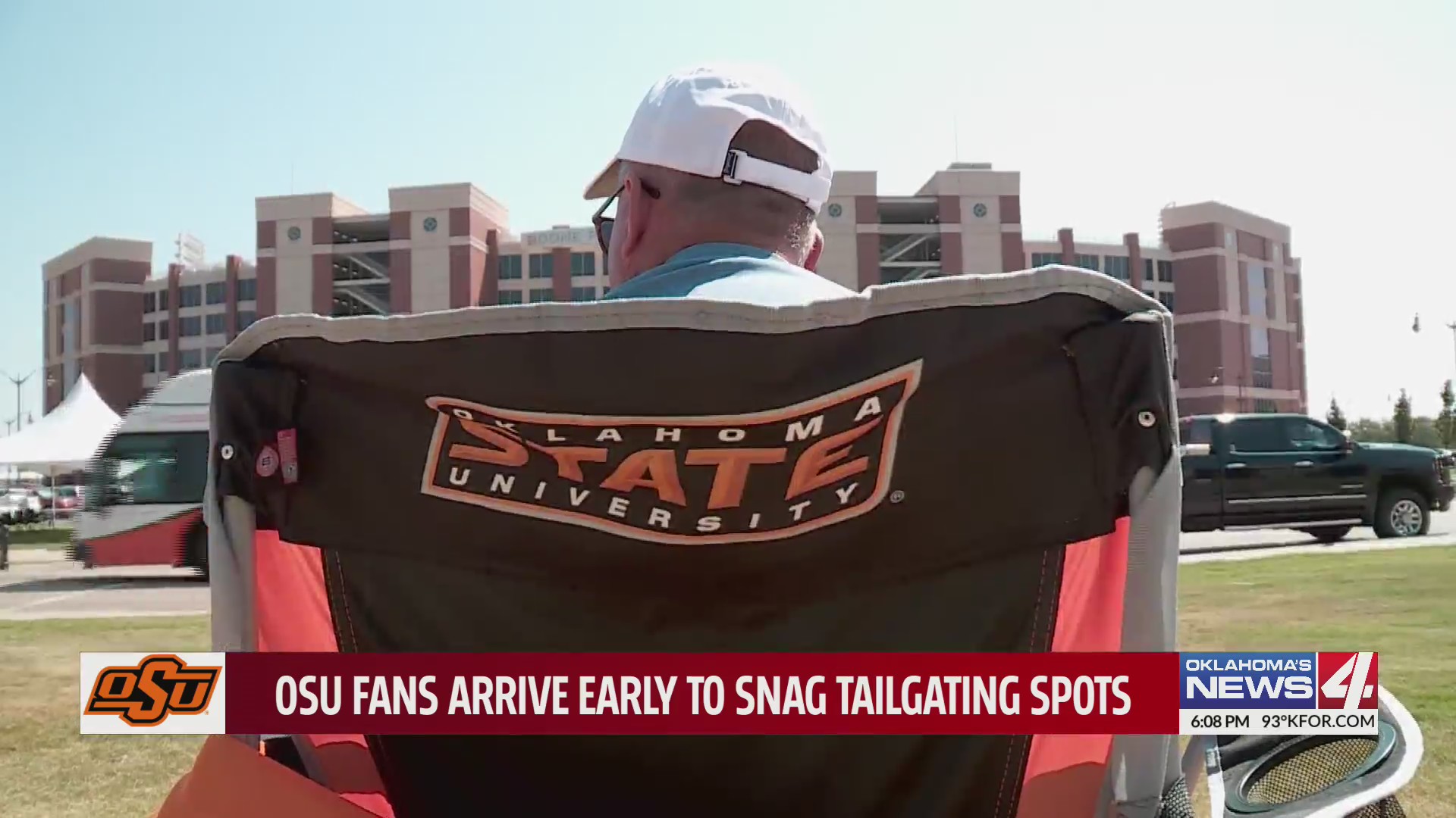 OSU fans arrive early to snag tailgating spots – KFOR.com Oklahoma City
