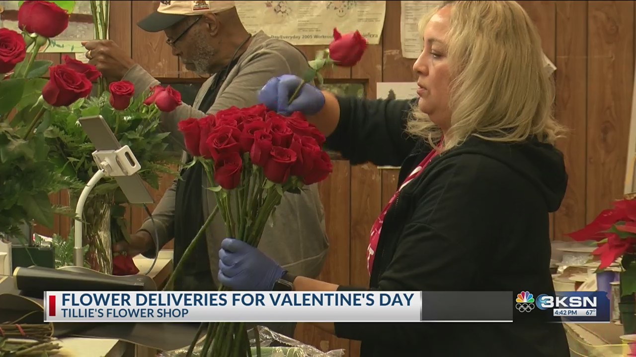 Local flower shop makes 750 deliveries on Valentine’s Day – KSN-TV