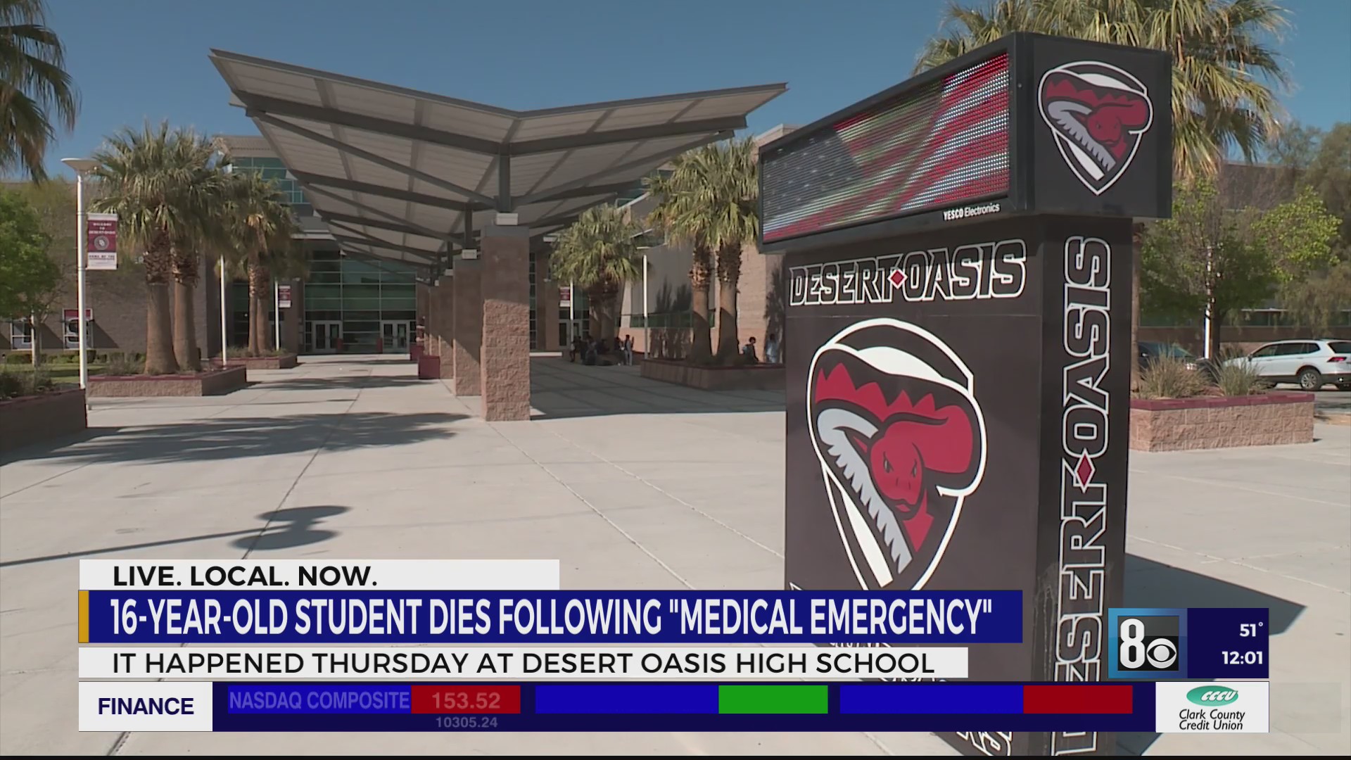 Local high school student dies after suffering ‘medical emergency ...