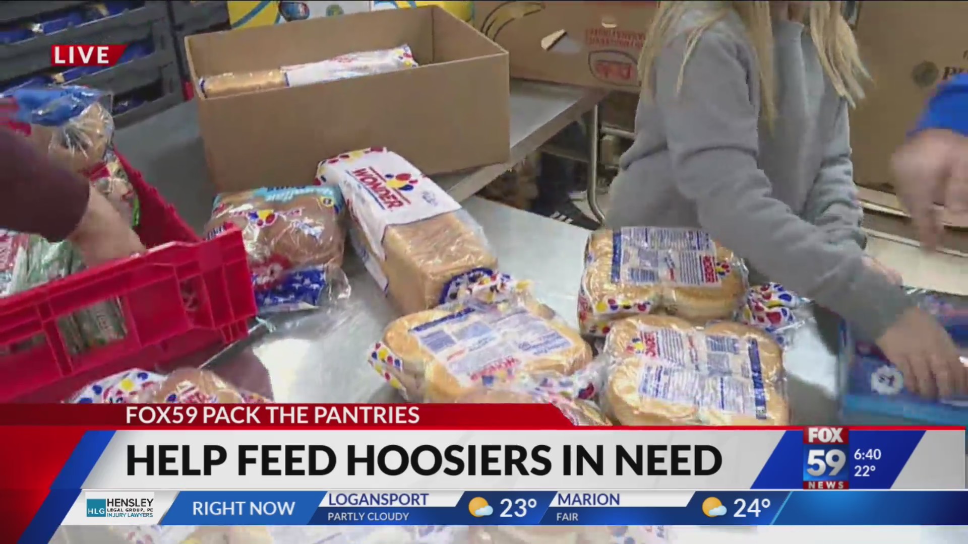 Pack the Pantries: Volunteers pack bread at Midwest Food Bank – Fox 59