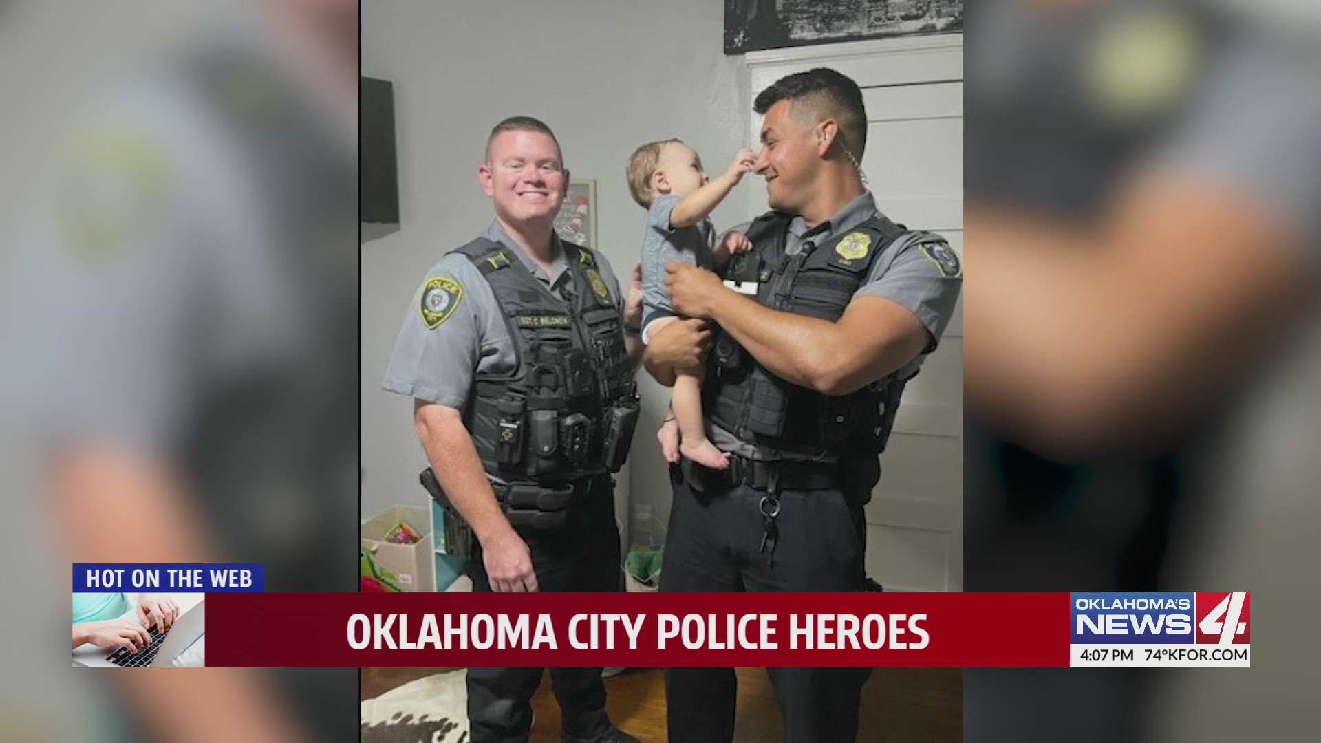 Oklahoma City Police Officers help save baby – KFOR.com Oklahoma City