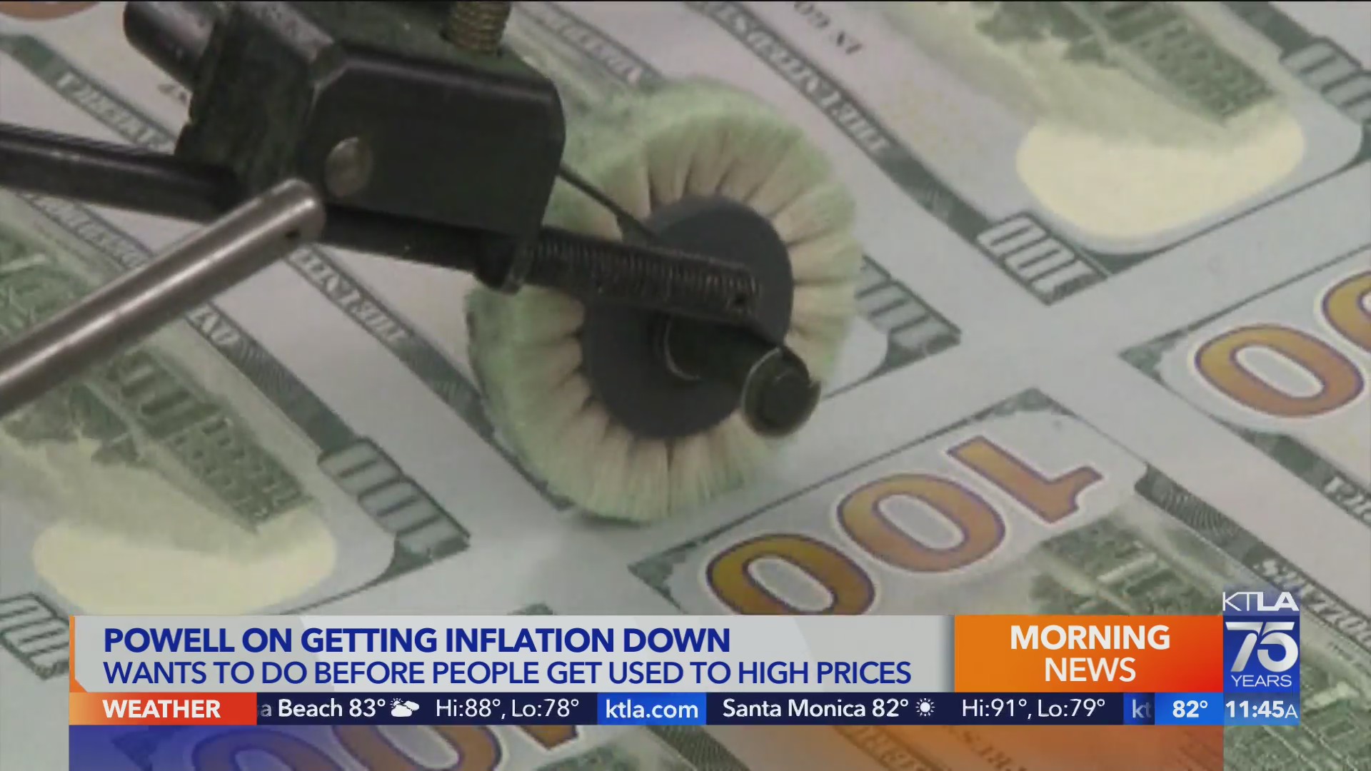 Powell on getting inflation down: wants to do before people get used to ...