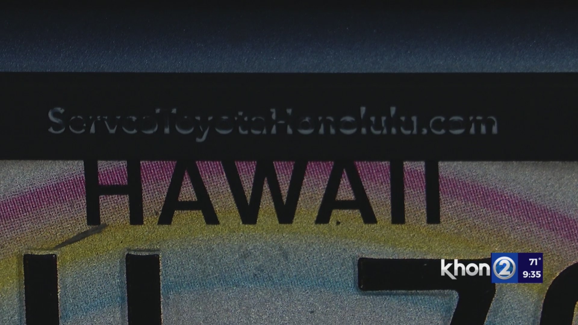 New Hawaii license plates could look different in 2025 – KGET 17 News