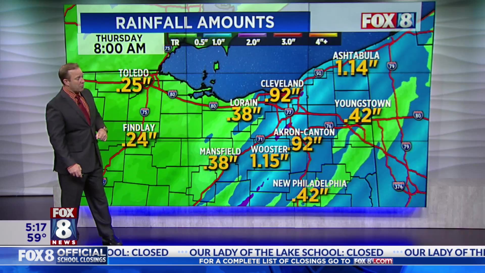 Rain is coming – here is a look at the timing – Fox 8 Cleveland WJW