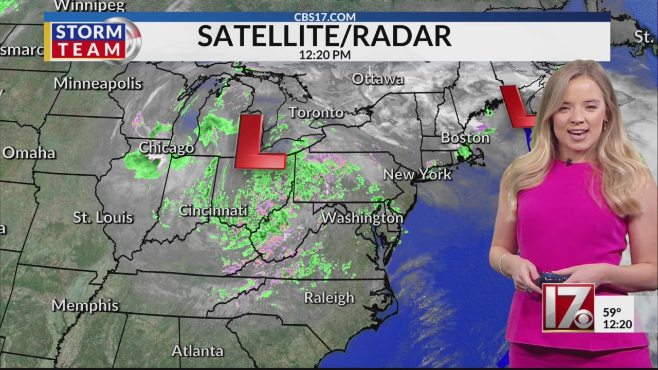 Chilly weekend ahead, warm temps returning – CBS17.com