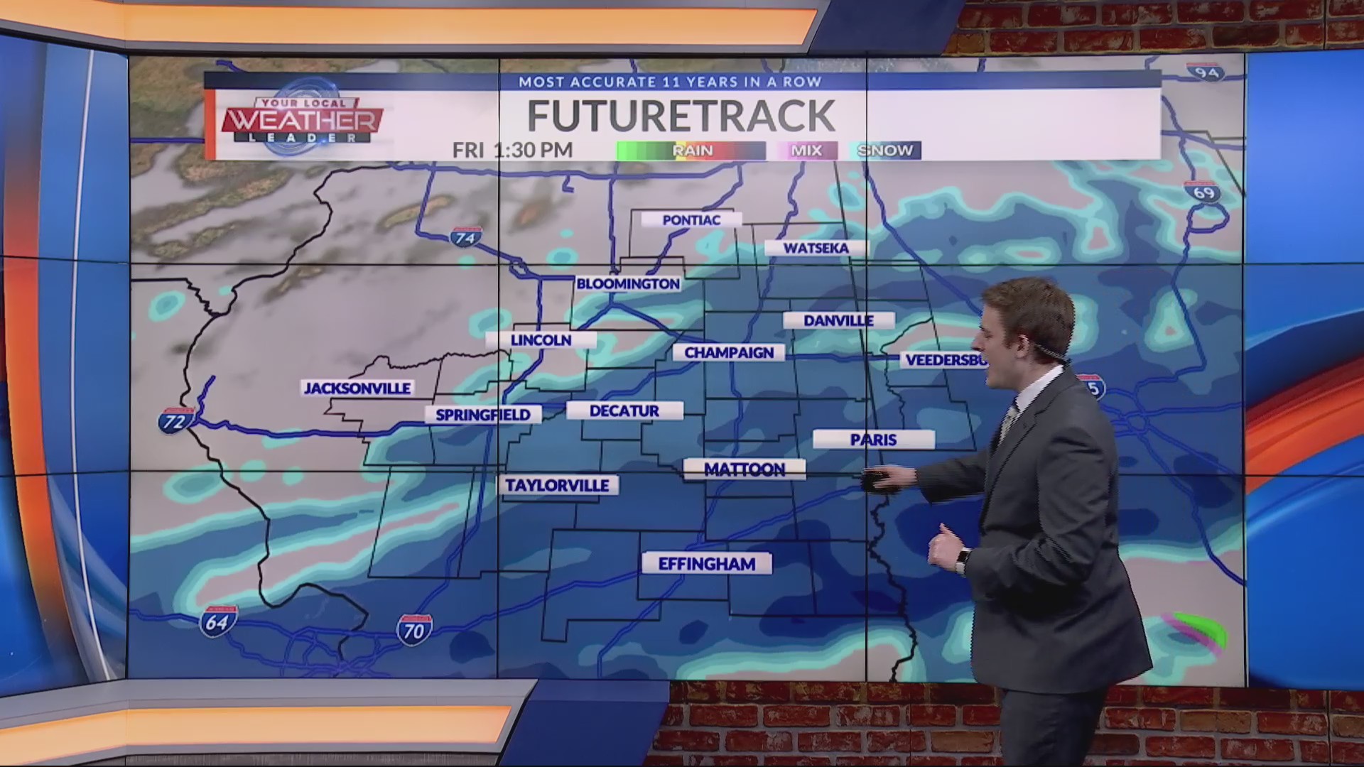 Weather Now: Snow likely Friday with a quick burst of cold air after ...