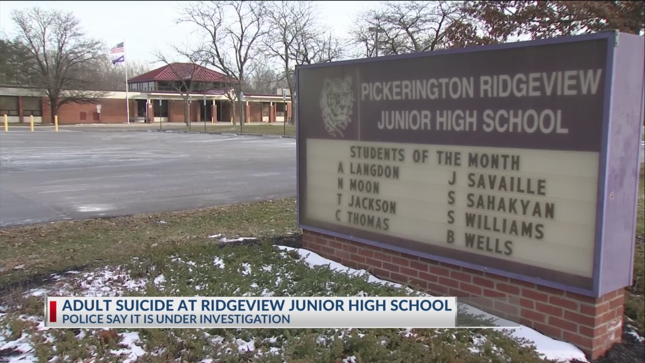 Students evacuated from Ridgeview Jr. High School in Pickerington ...