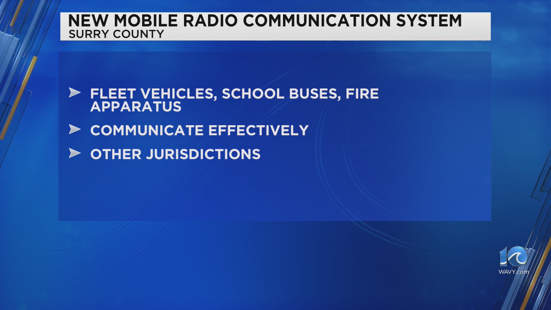 New mobile radio communication system in Surry County – WAVY.com