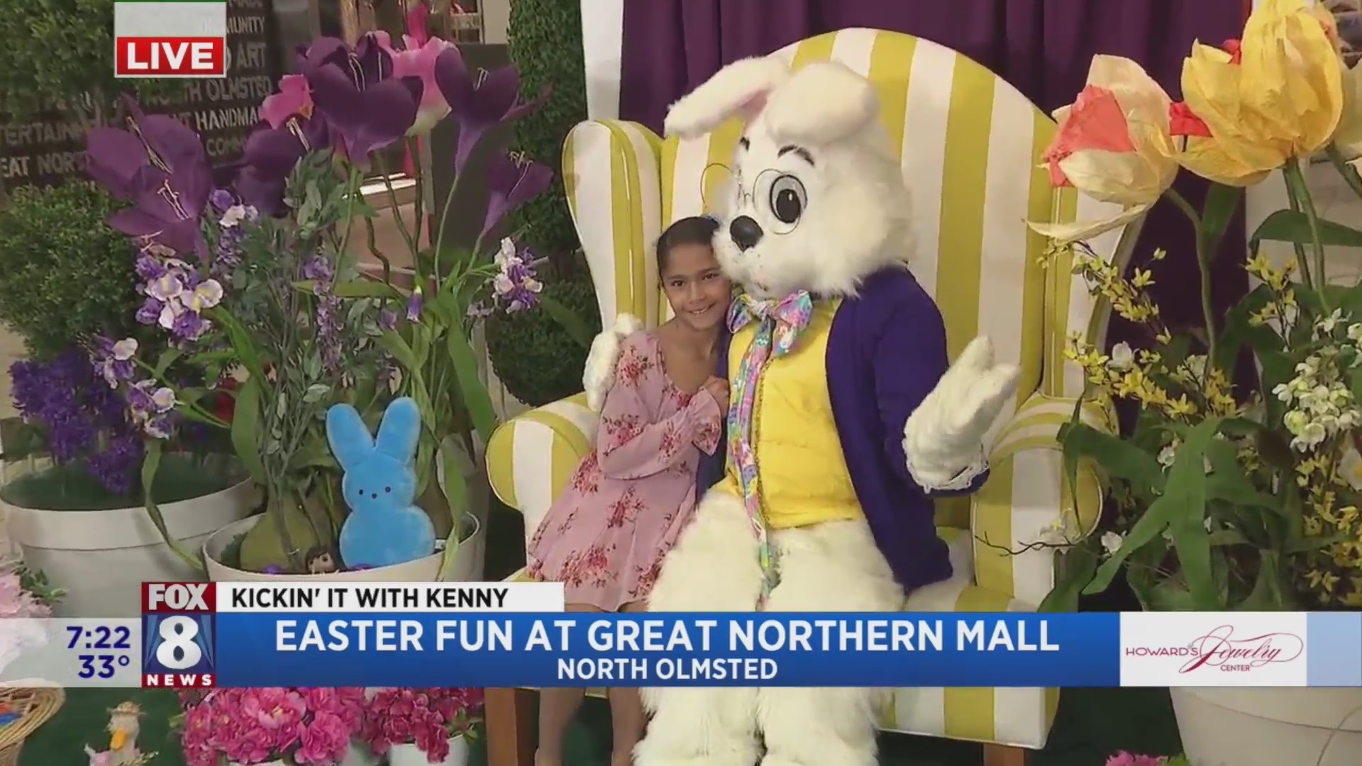 Kenny bumps into the Easter Bunny at Great Northern Mall – Fox 8 ...