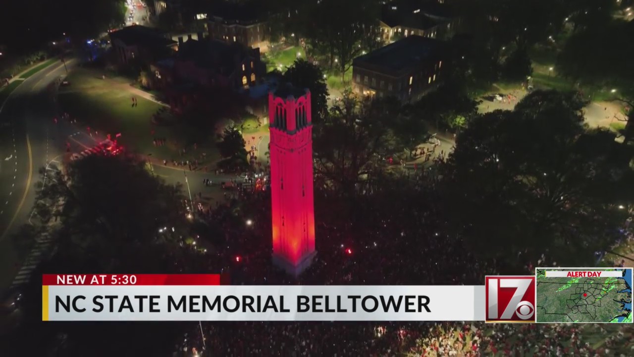 CBS 17 takes a look inside the NC State Bell Tower – CBS17.com