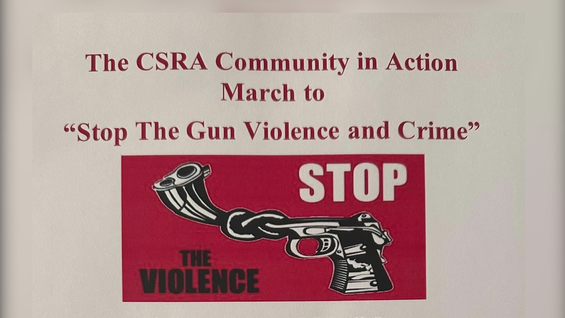CSRA Gun Violence March – WJBF