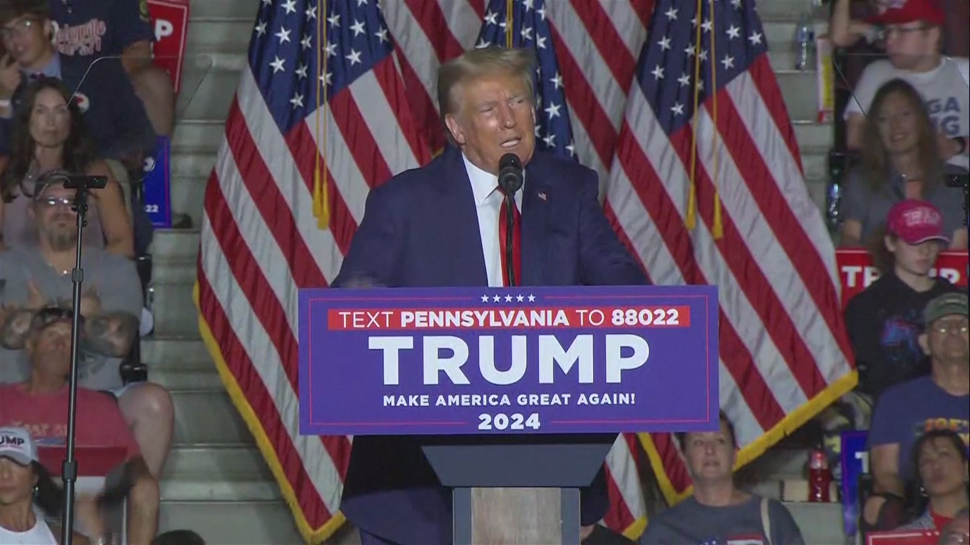 Facing legal peril, Trump calls on GOP to rally around him as he ...