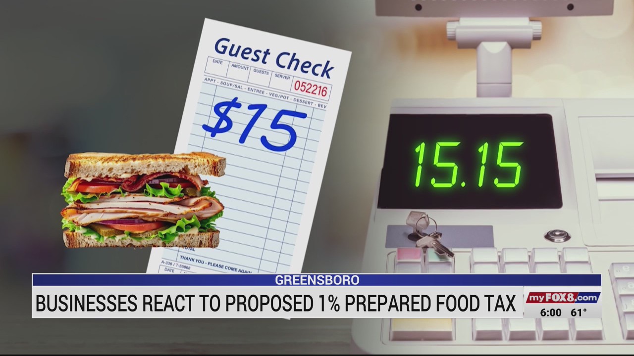 Greensboro businesses react to 1% prepared food tax – FOX8 WGHP