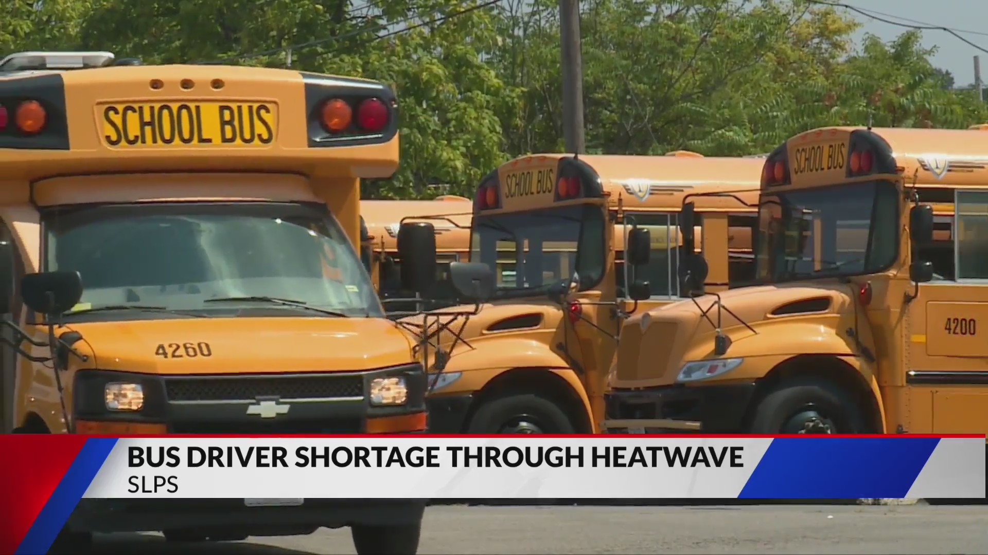 SLPS dealing with bus driver shortage through heatwave, delays expected ...