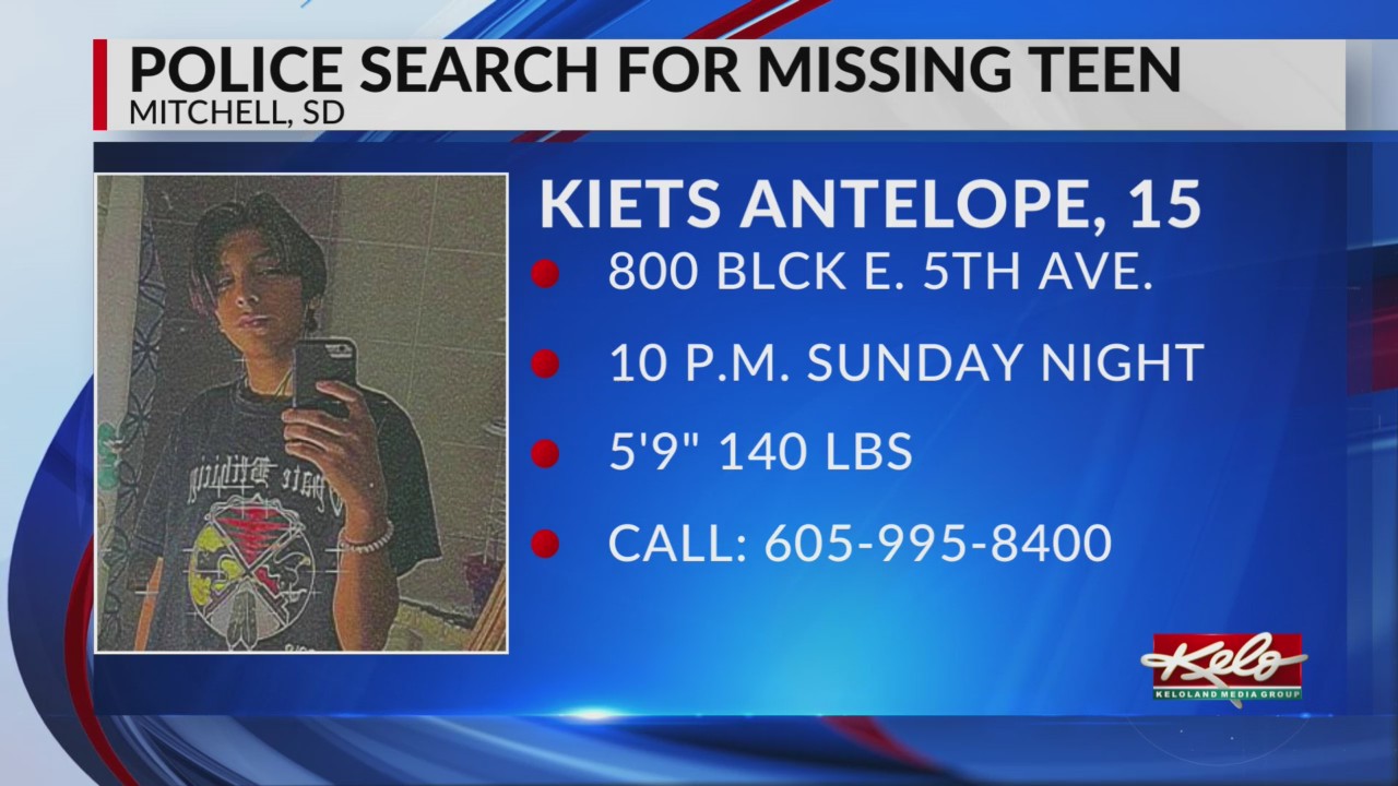 Mitchell police search for missing 15-year-old – KELOLAND.com