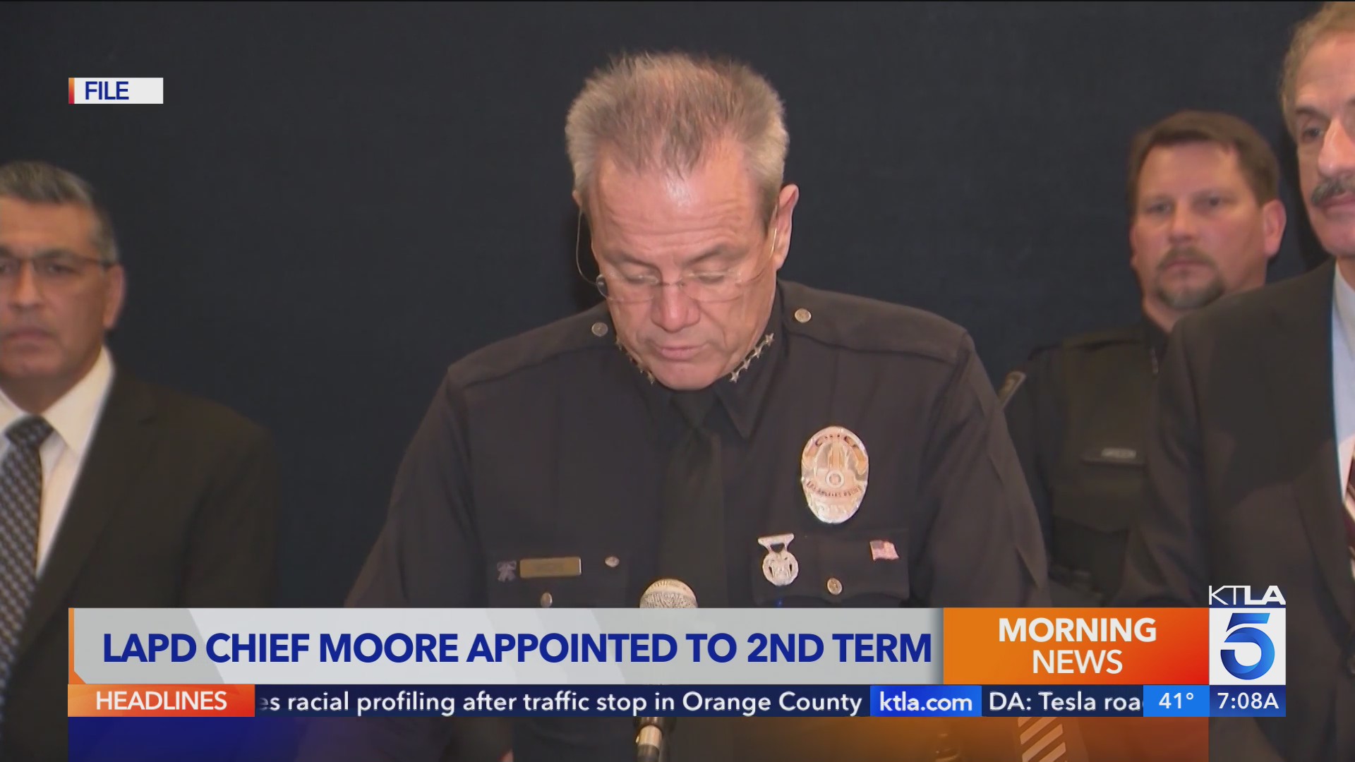 LAPD Chief Michel Moore reappointed to second term – KTLA