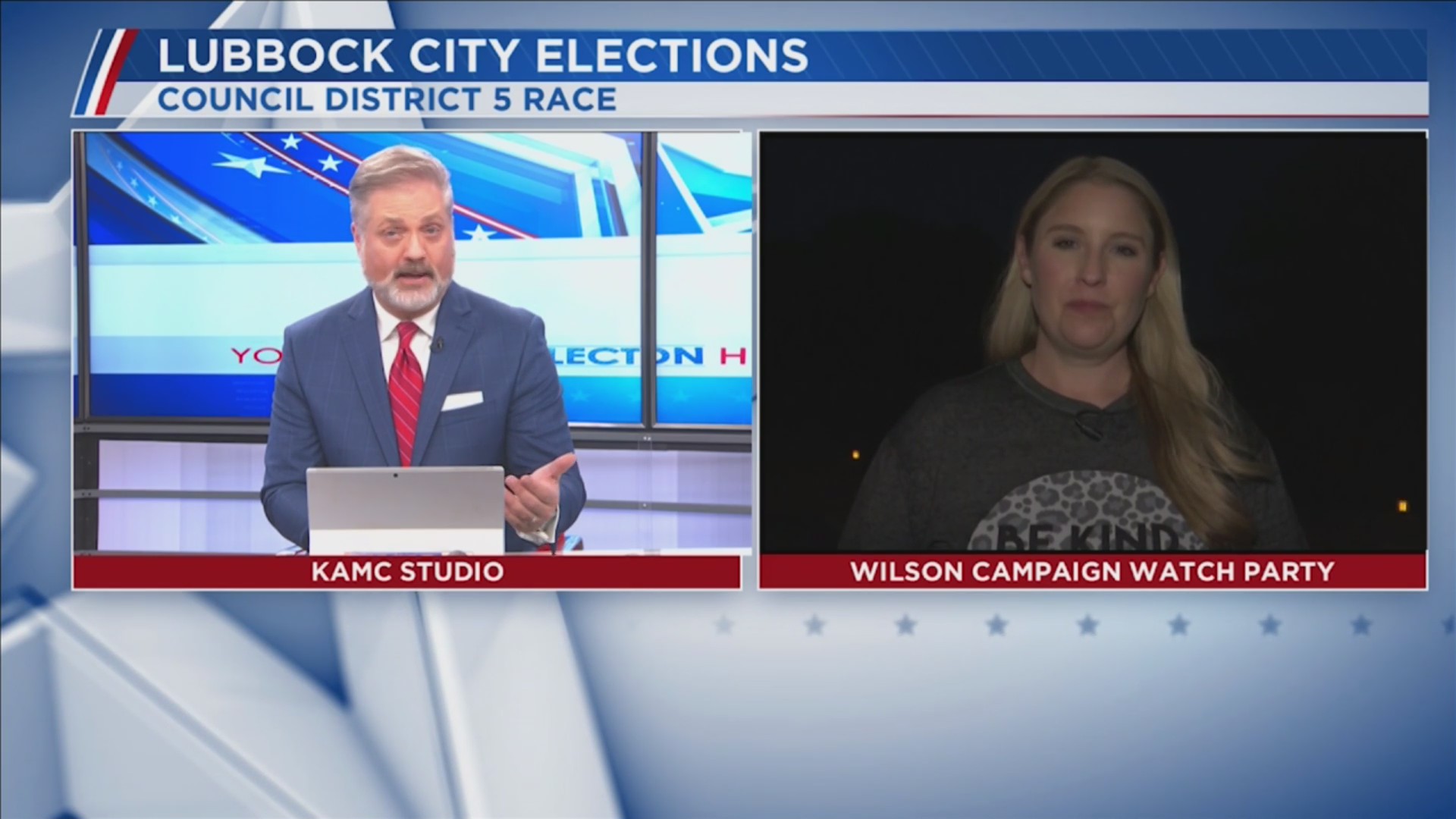 Dr. Jennifer Wilson, elected to the City Council, during the KAMC News ...
