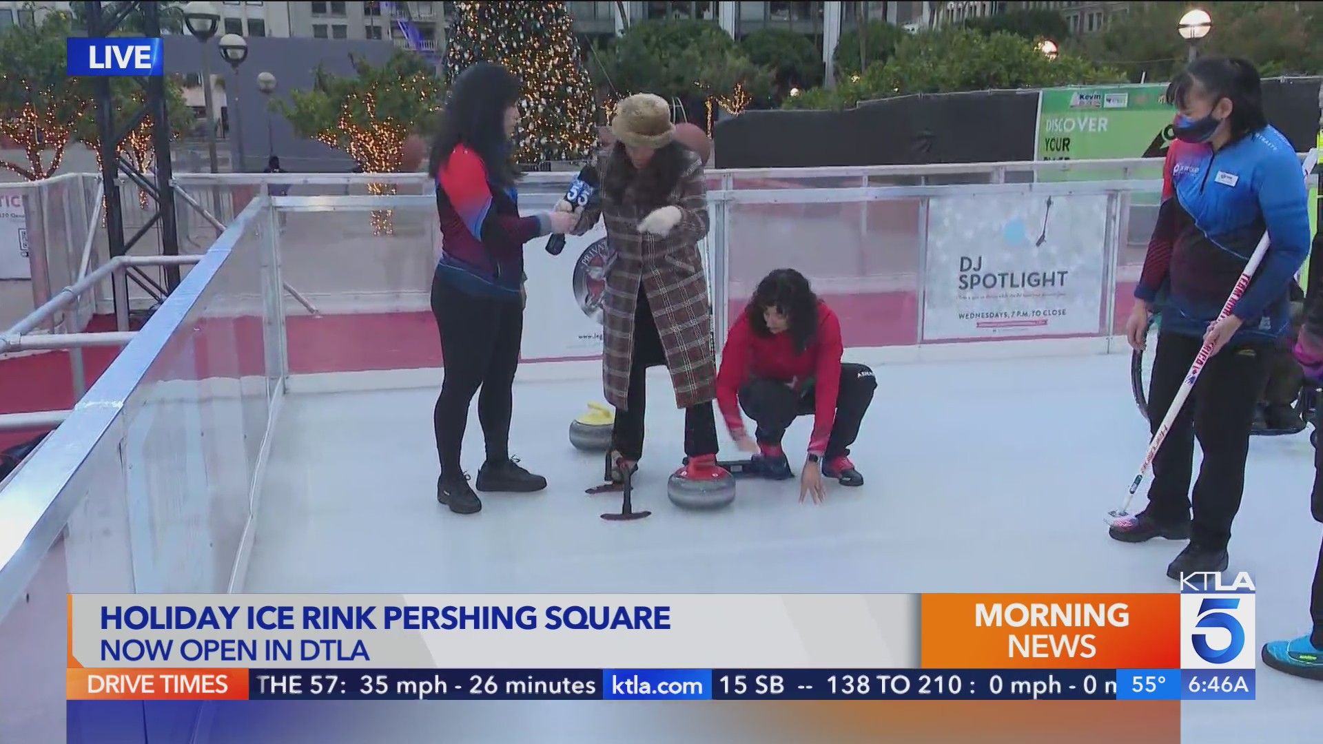 Holiday Ice Rink at Pershing Square (6 a.m.) – KTLA