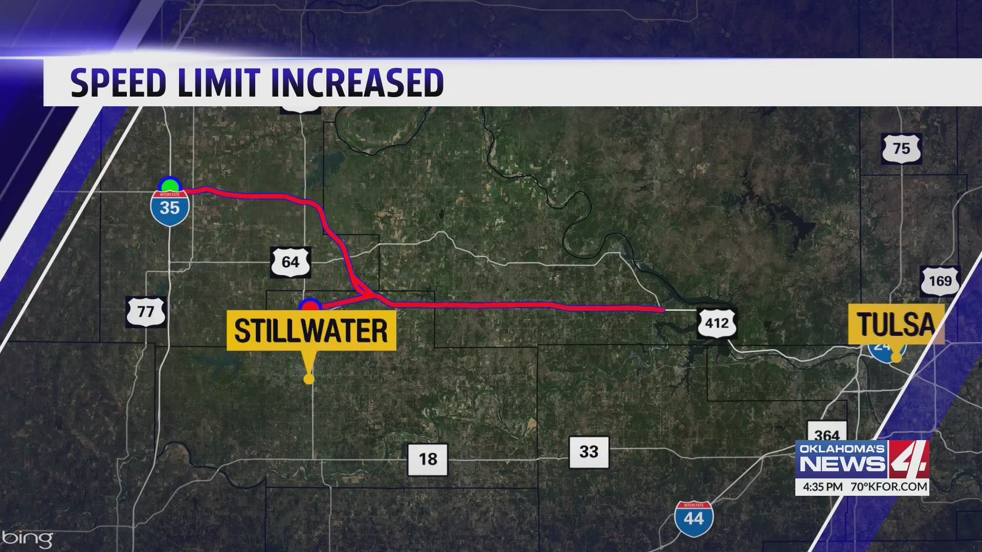 Speed limit increased to 80 mph on Cimarron Turnpike – KFOR.com ...