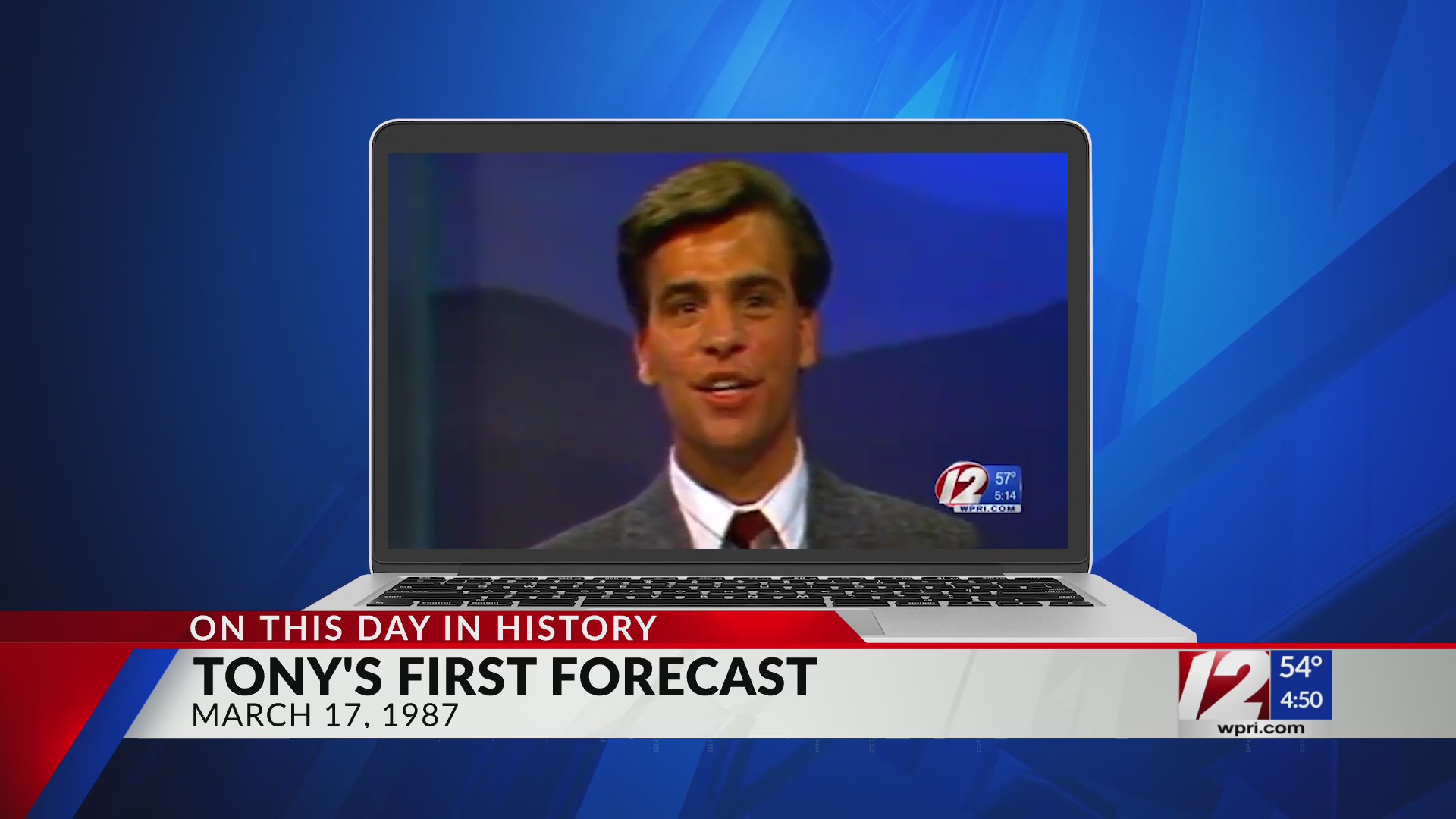 This Day in History: Tony Petrarca’s First Forecast – WPRI.com