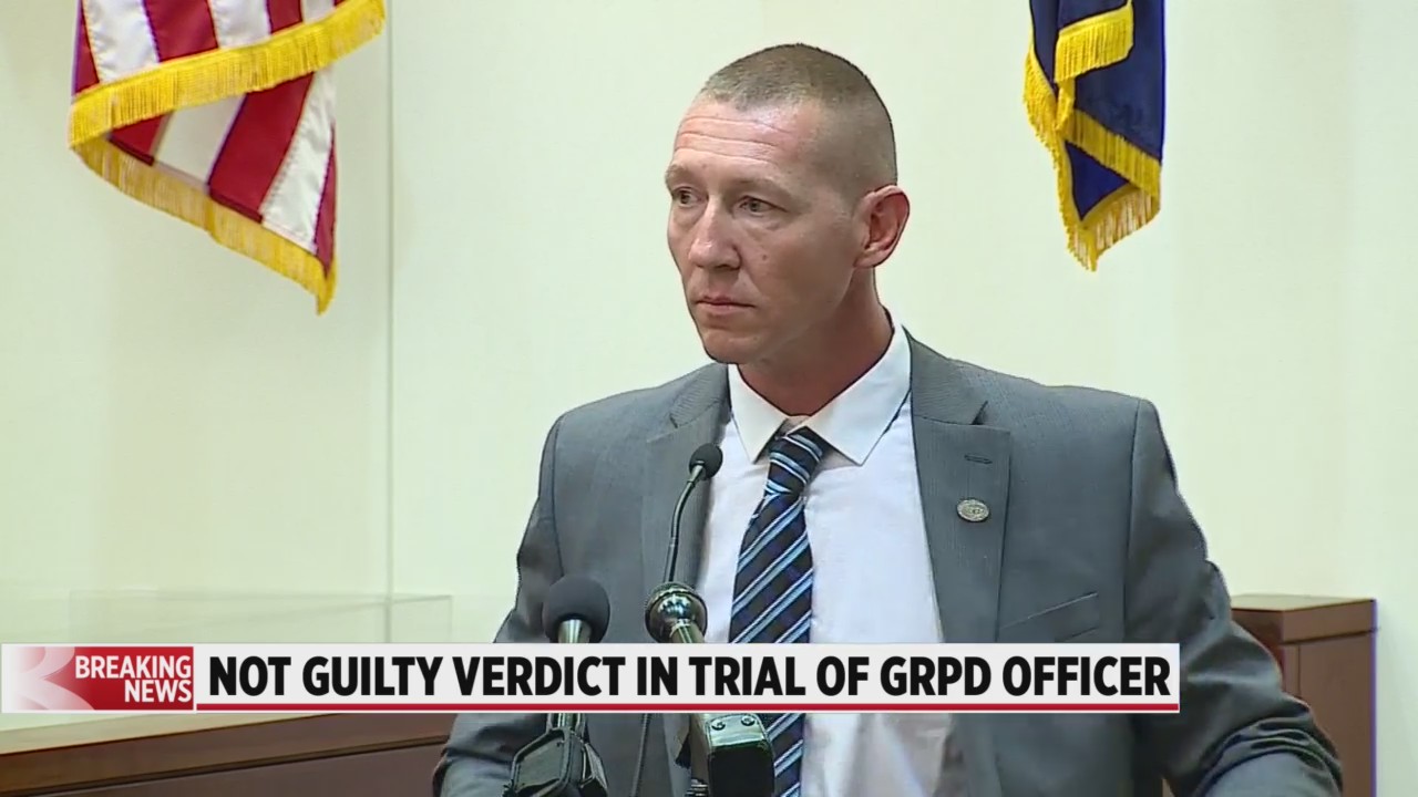 GRPD officer acquitted of careless discharge – WOODTV.com