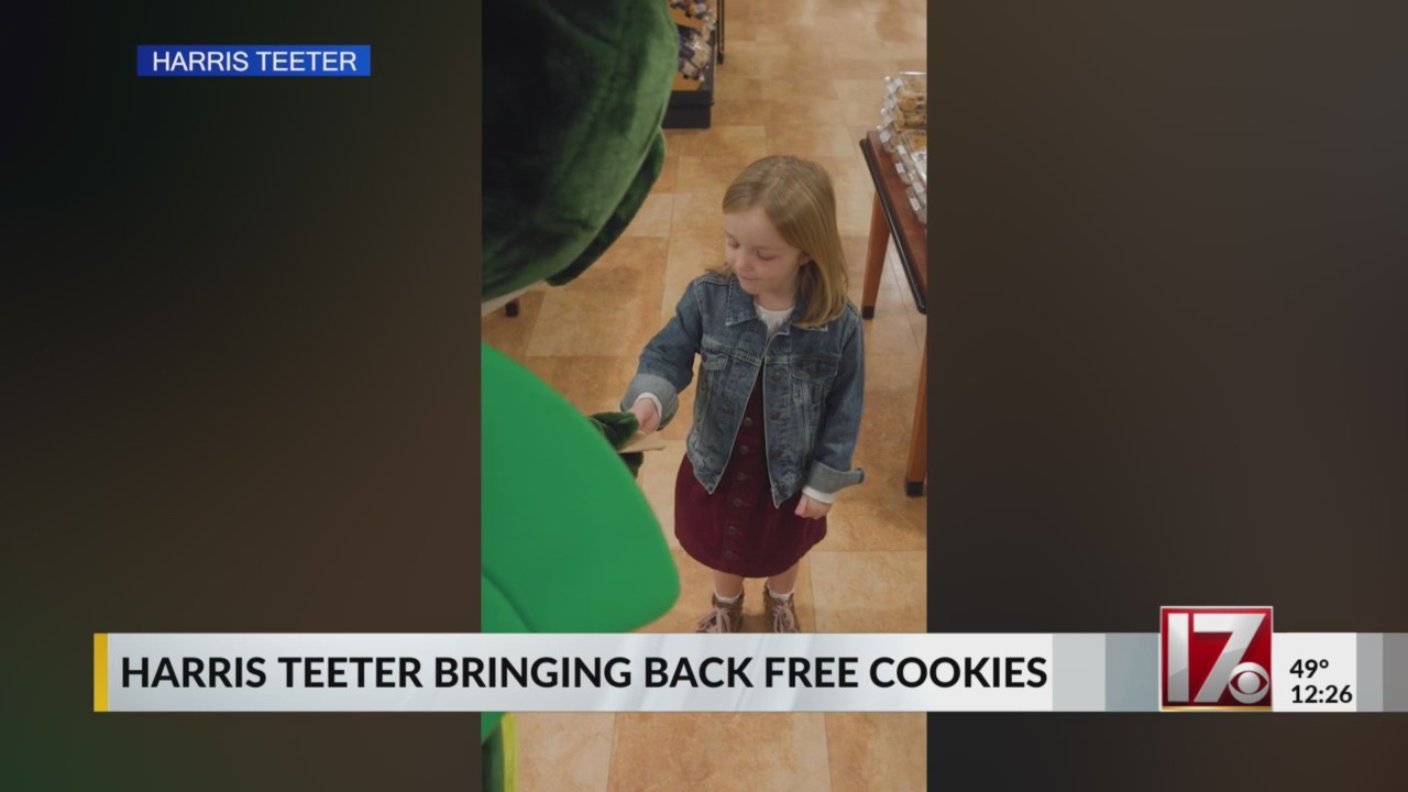 Harris Teeter free cookies are back – CBS17.com