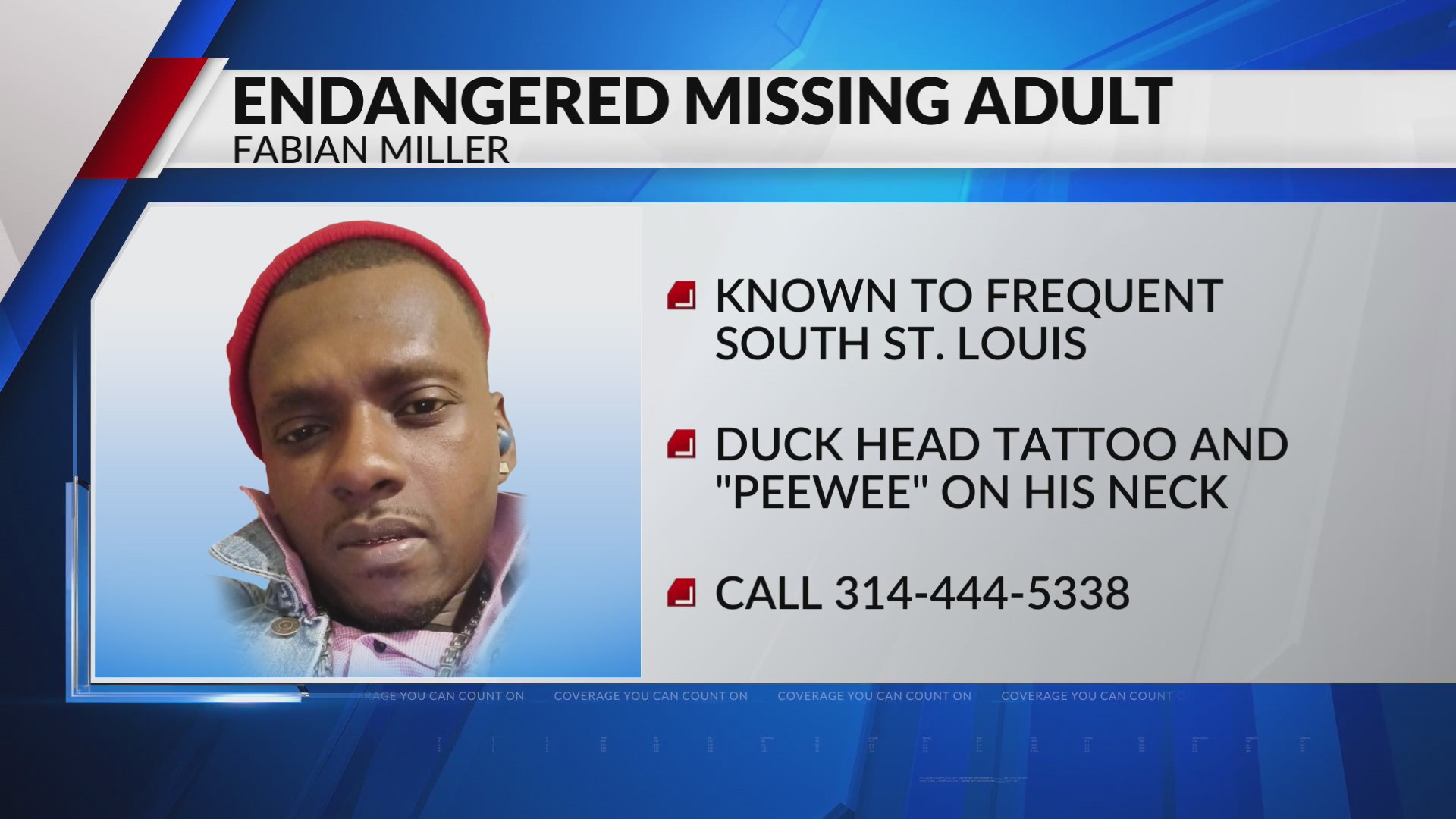 St. Louis homeless man missing since August of last year – FOX 2