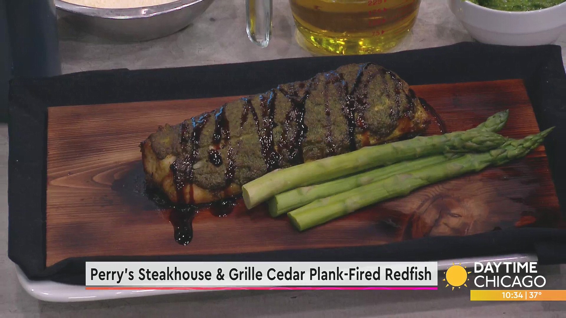Perry’s Steakhouse & Grille Cedar Plank-Fired Redfish – WGN-TV