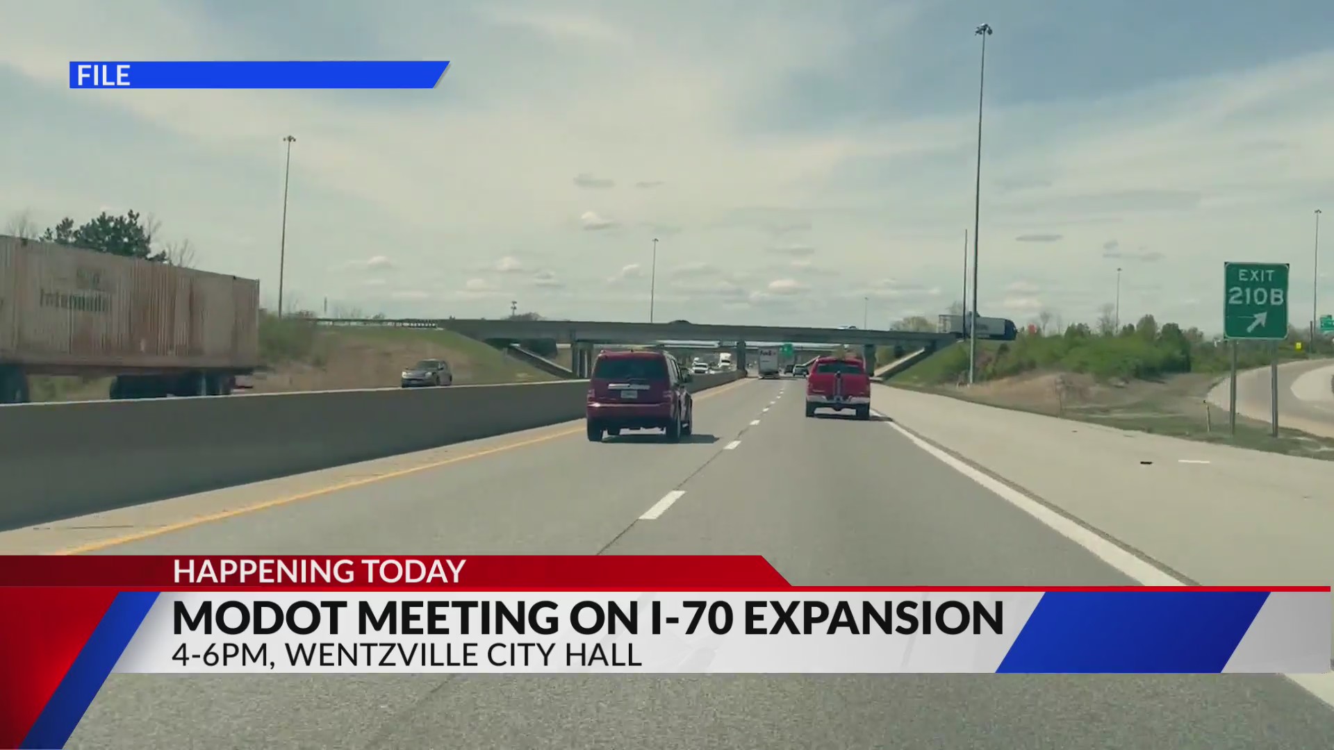 MoDOT hosting meeting on I-70 expansion today – FOX 2