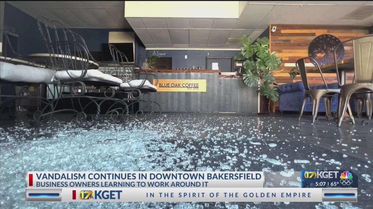 Vandalism continues in Downtown Bakersfield – KGET 17 News