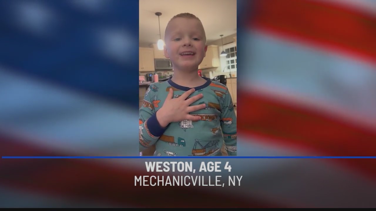 Weston gives us our daily Pledge of Allegiance! – NEWS10 ABC