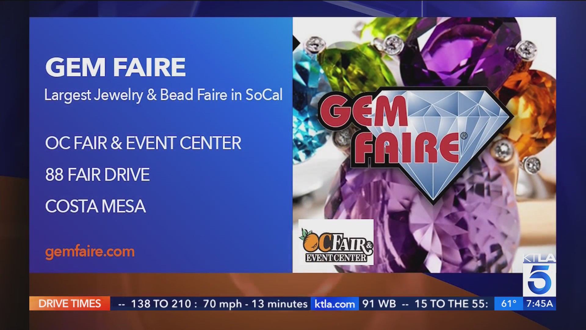 Sunday “Gayle on the Go!”, Sunday, May 14th, 2023 – KTLA