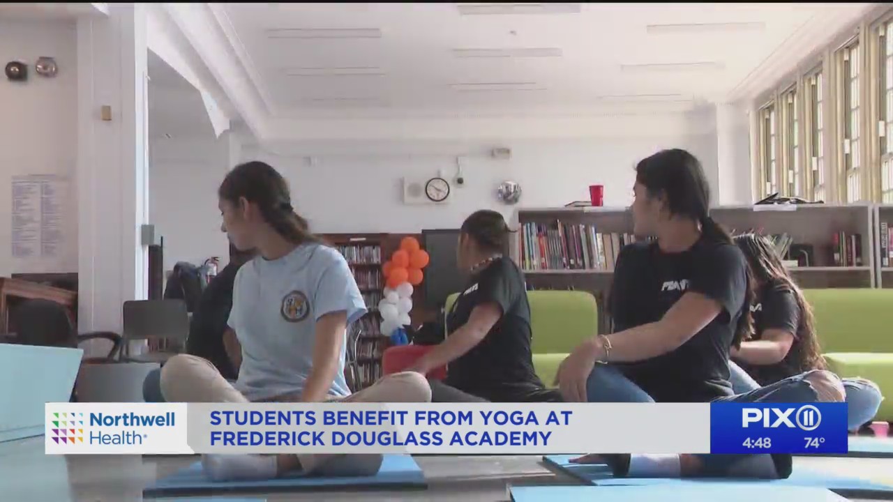 The benefits yoga class has on students at Frederick Douglass Academy ...