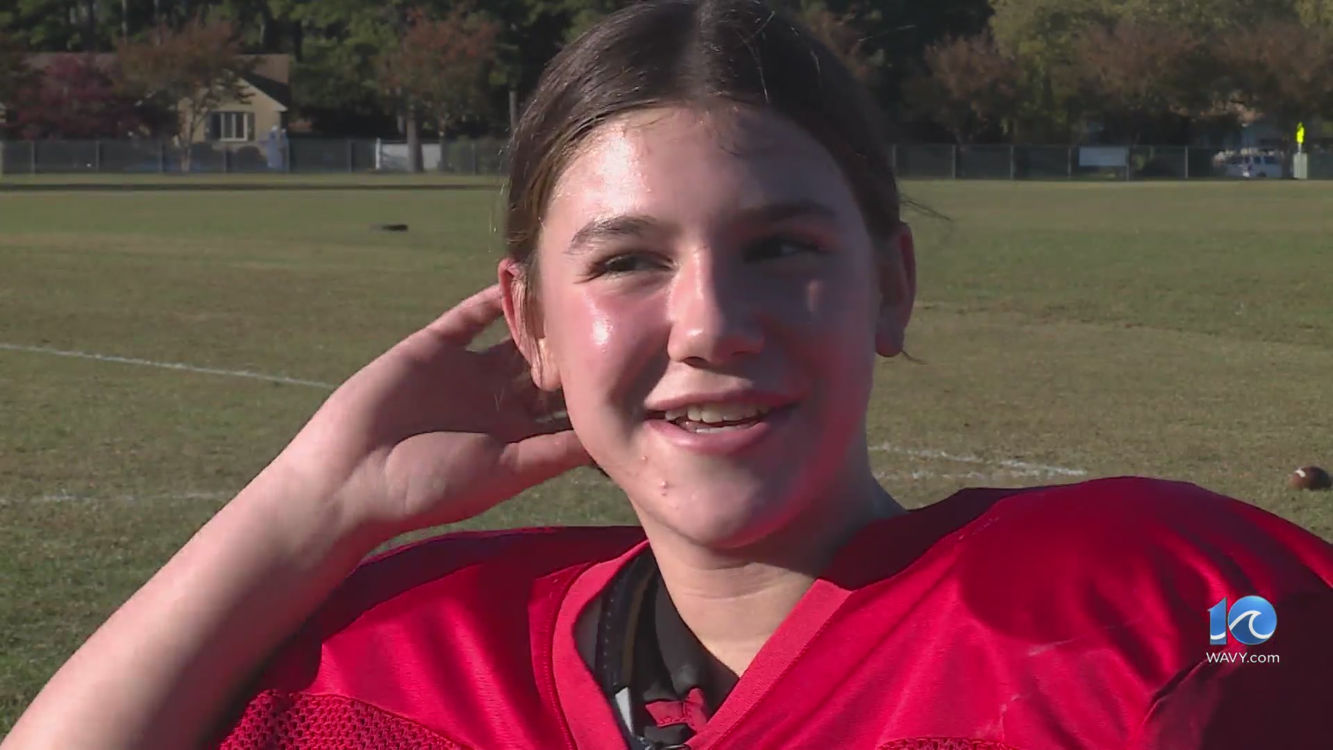 Girls on the gridiron breaking barriers in VB – WAVY.com