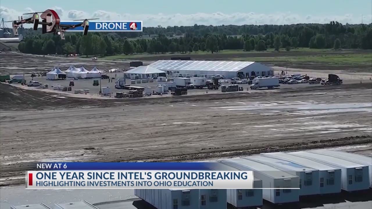 Intel marks one year since New Albany groundbreaking – NBC4 WCMH-TV