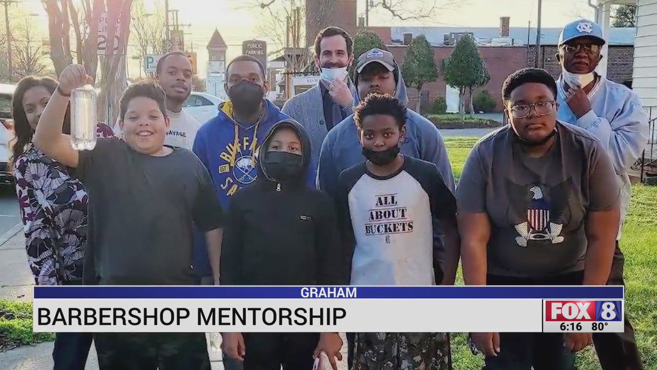 Graham barber keeping kids off streets through mentor program – FOX8 WGHP