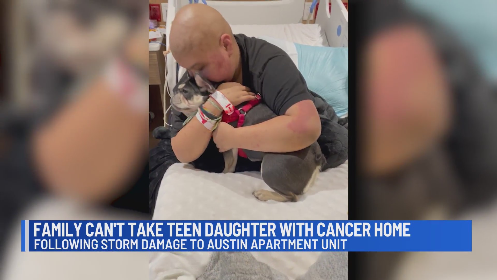 Austin family juggles teen cancer treatment with storm damage ...