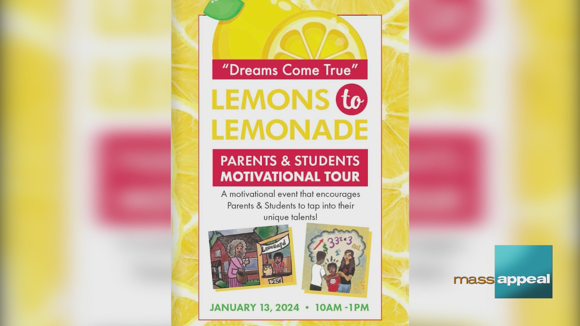 Mass Appeal Join the Lemons to Lemonade Parent & Student Motivational ...