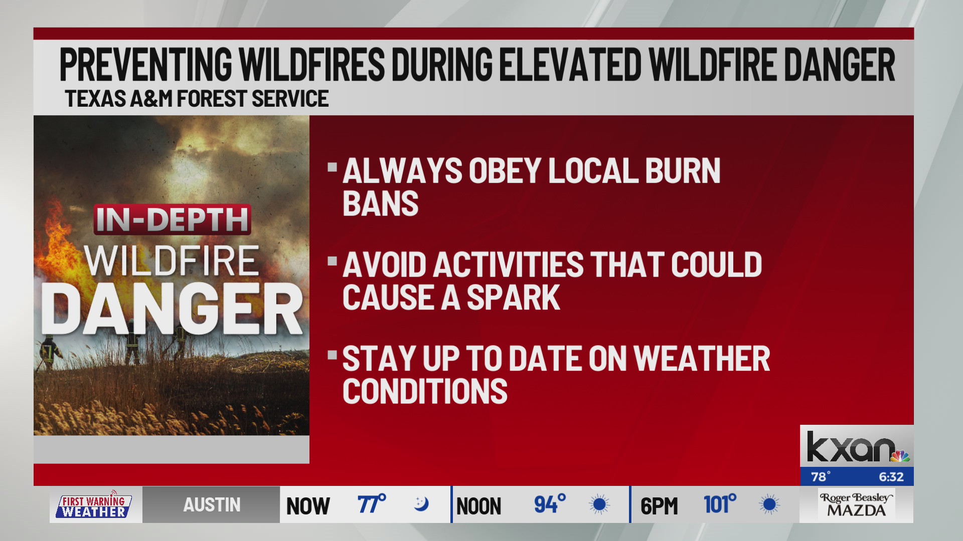 Preventing wildfires during elevated wildfire danger – KXAN Austin Preventing wildfires during elevated wildfire danger – KXAN Austin
