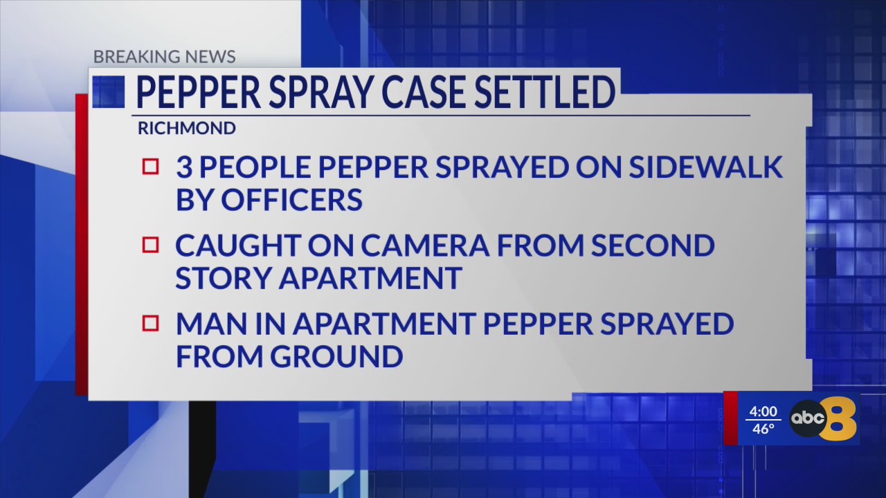 3 Years Later Richmond Settles With Man Pepper Sprayed Through Window
